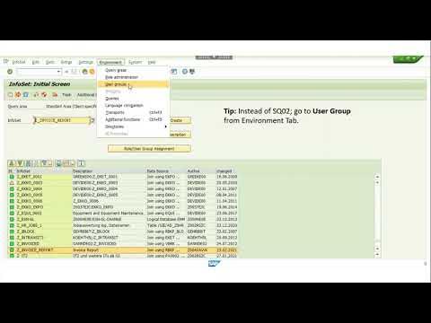 Create Query via SQ01, SQ02, SQ03 for SAP MM - YouTube