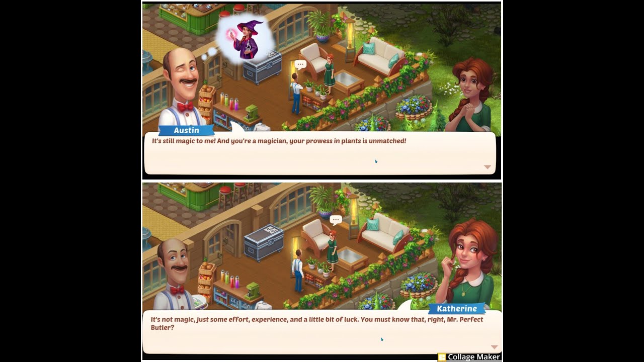 Austin and Katherine spend some time together in the bakery 🥰🥰☕ ...