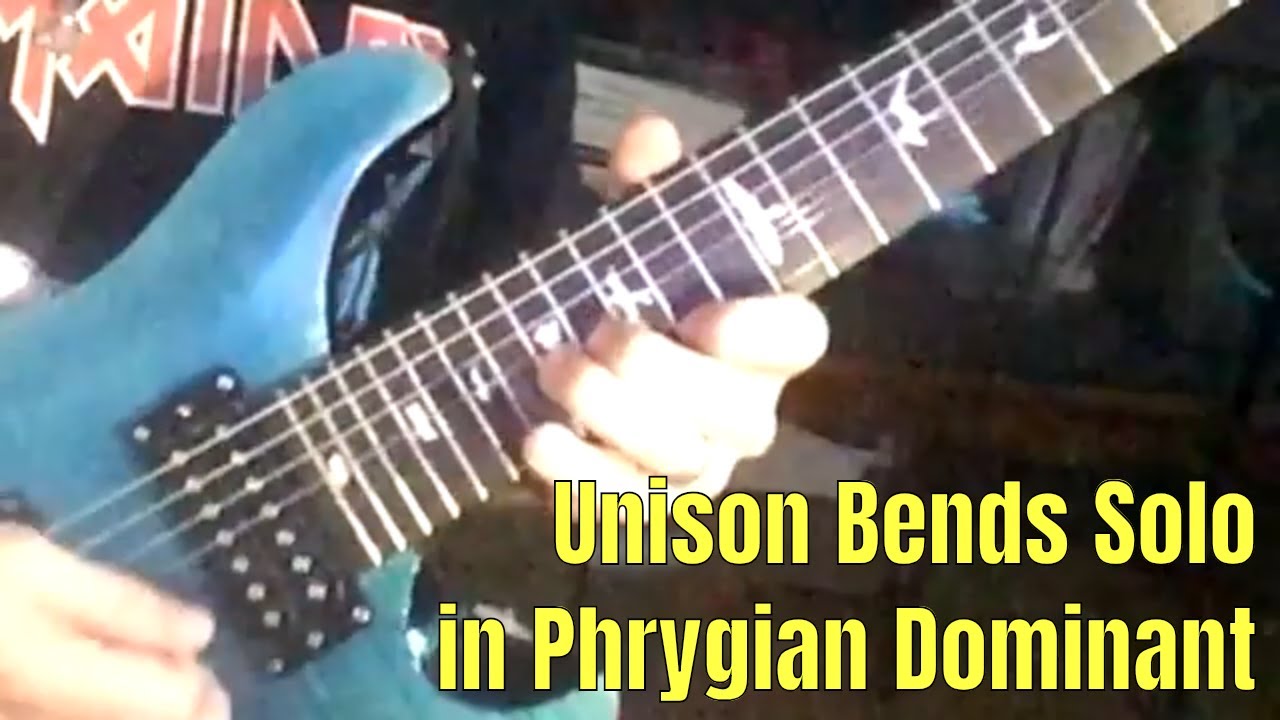 Phrygian Dominant Unison Bend Soloing: ShredMentor Challenge of the Day ...