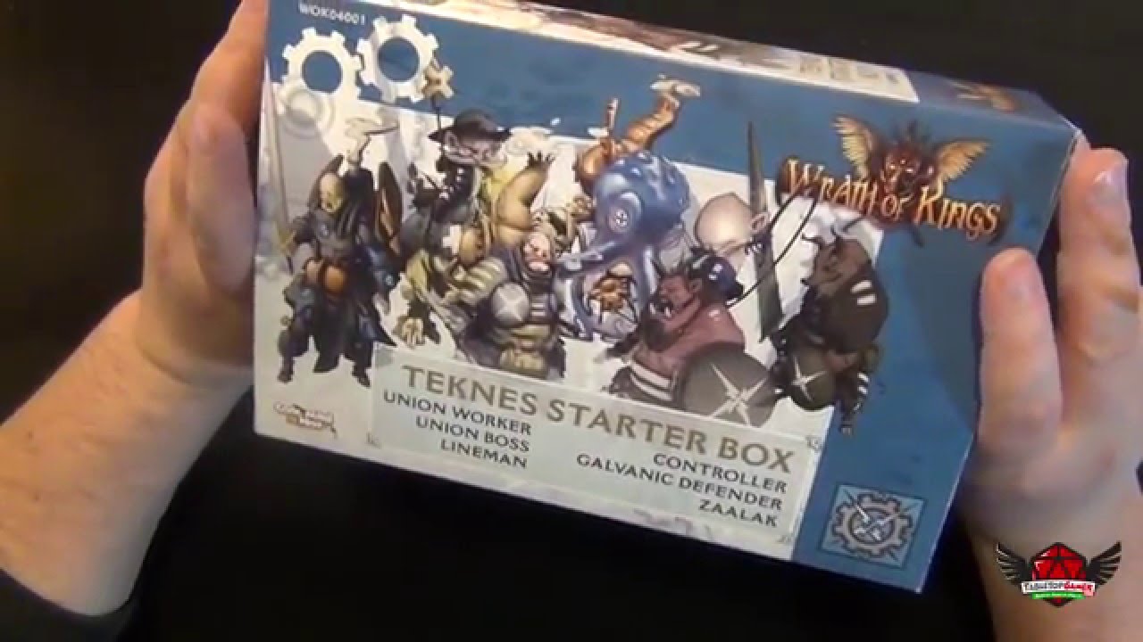 Wrath of Kings Teknes Starter Set Unboxing - YouTube