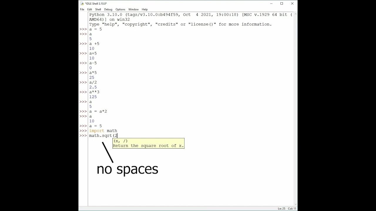 python basic operators - YouTube