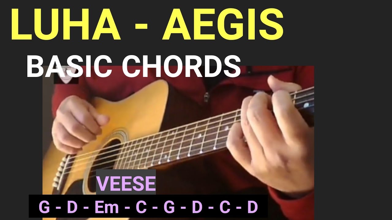 AEGIS - LUHA CHORDS (GUITAR TUTORIAL) #LUHA #AEGIS - YouTube