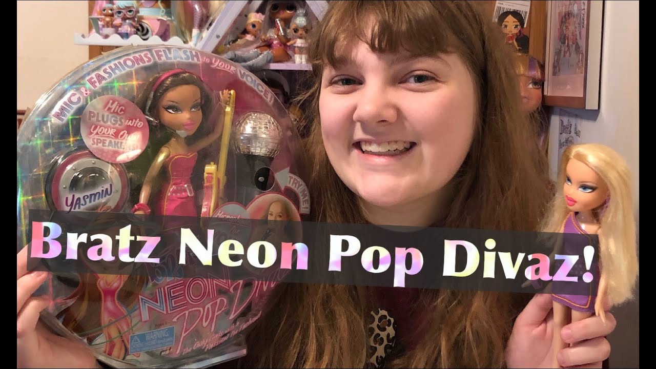 2008 Bratz Neon Pop Divaz Yasmin Doll - Unboxing and Review - YouTube