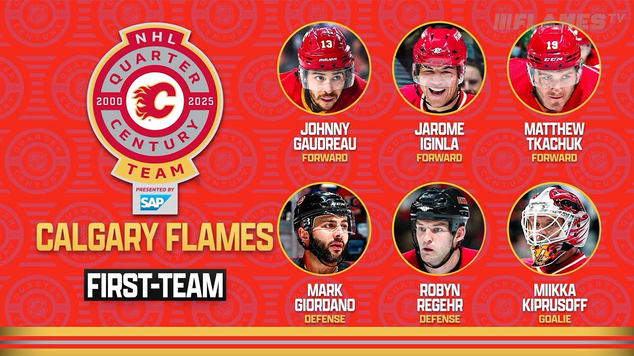 The Picks Are In | Calgary Flames Quarter-Century First Team - YouTube