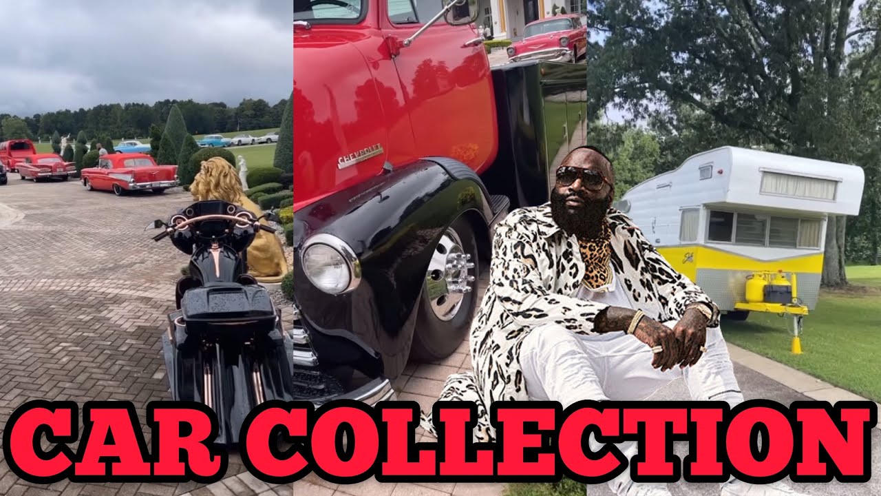 Rick Ross shows off his crazy Car Collection (Classic’s, Ferrari ...