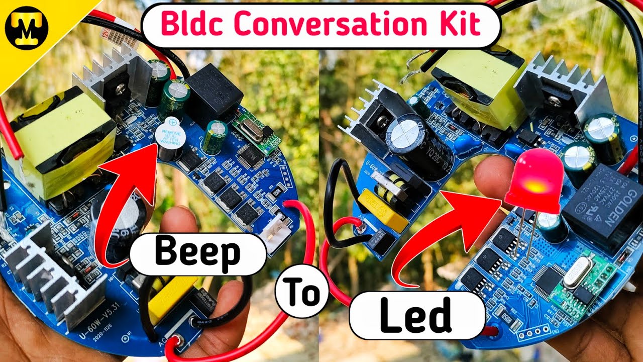 Bldc Conversation Kit Modified (Beep To Led Indication ) - YouTube