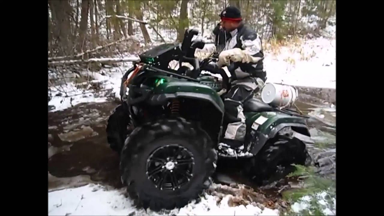 Ice Fishing Without Ice on Atv's (Part 1) - YouTube