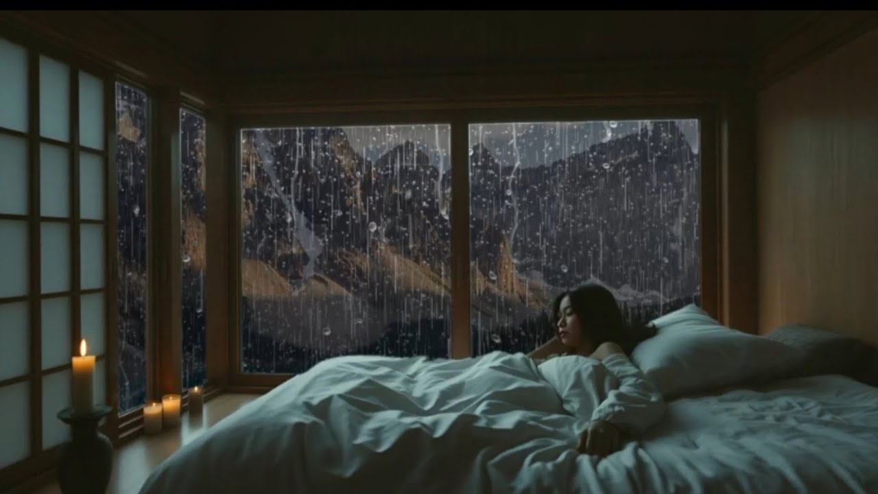 RAIN SOUNDS FOR SLEEPING - 99% Instantly Fall Asleep With Heavy Rain ...