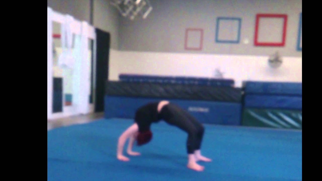 First Backbend and Walkover since July 2014 - YouTube