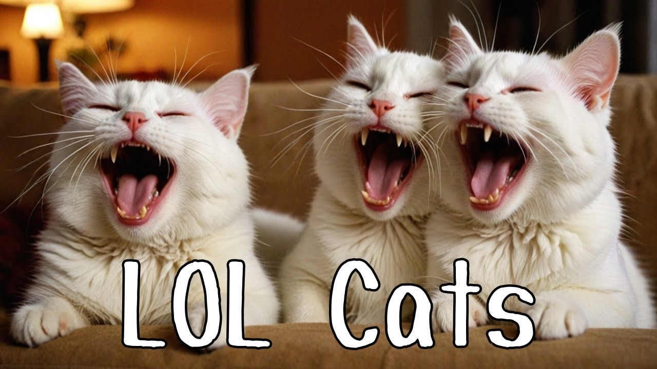 Laughing Cats🐾Funny Cats🐱🎶LOL Cats Music🐾K-POP Feline Hip Hop ...