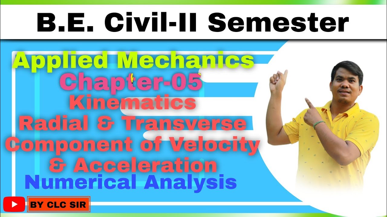 Radial & Transverse Component of Velocity & Acceleration: Numerical ...