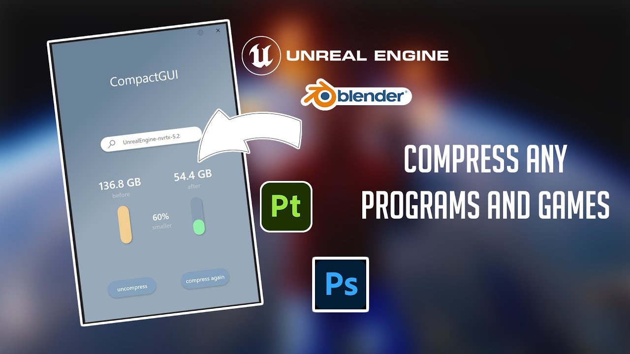 Compress any 3D Software or Programs and Save SSD/HDD Space | தமிழில் ...