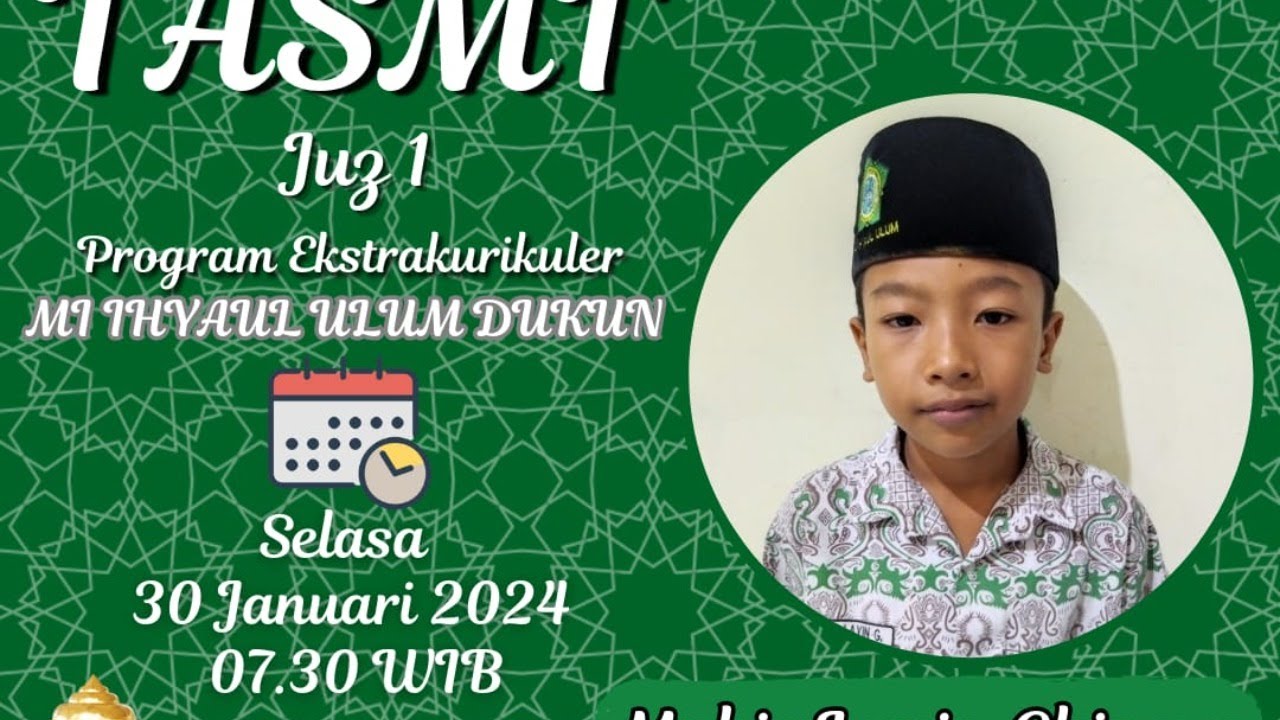 Program Tasmi' Tahfidh Al-qur'an - YouTube