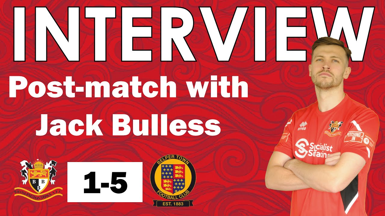 INTERVIEW | Jack Bulless after Belper Town (H) - YouTube