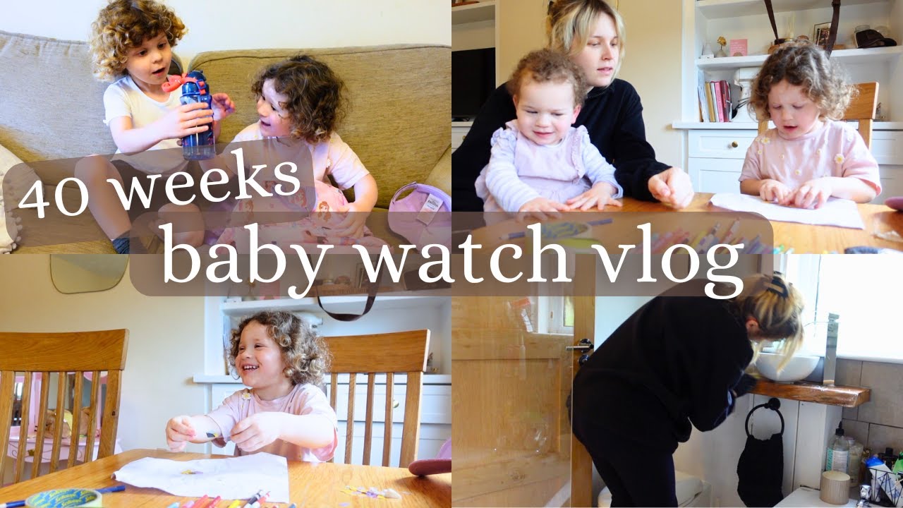 BABY WATCH, 40 + 5 DAYS OVERDUE | clean with me, shopping, mum of five ...