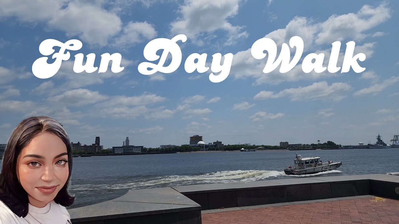 Walking Video | Spring Time Walk | Spruce Street Harbor - YouTube