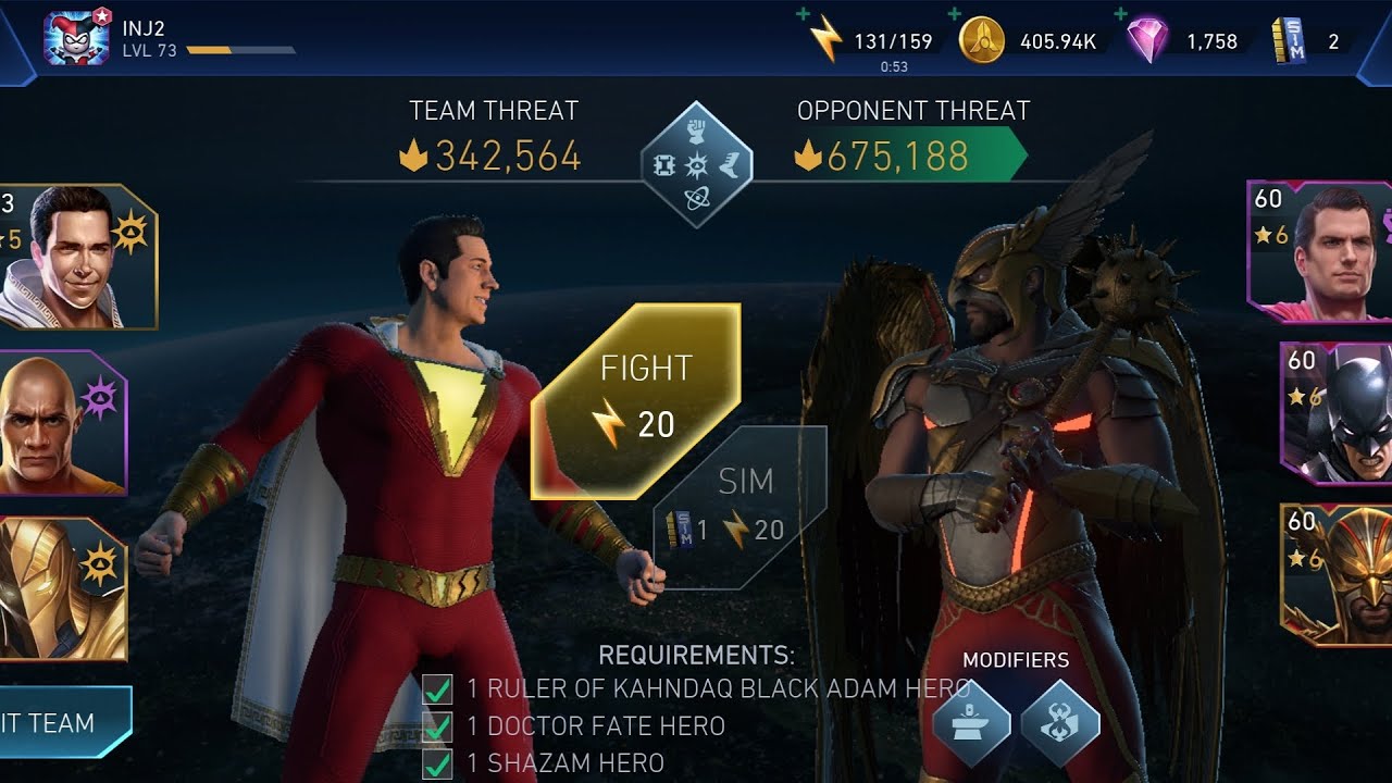 Fighting for HAWKMAN Shards & Gears 🤩 Versus Challenge ☠️ InJustice 2 ...