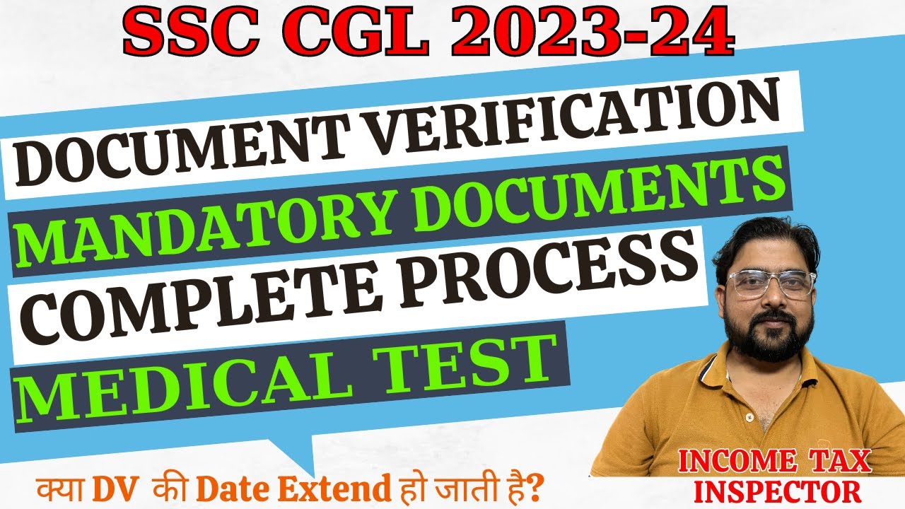 DOCUMENT VERIFICATION Process | Complete List of Documents Required for ...