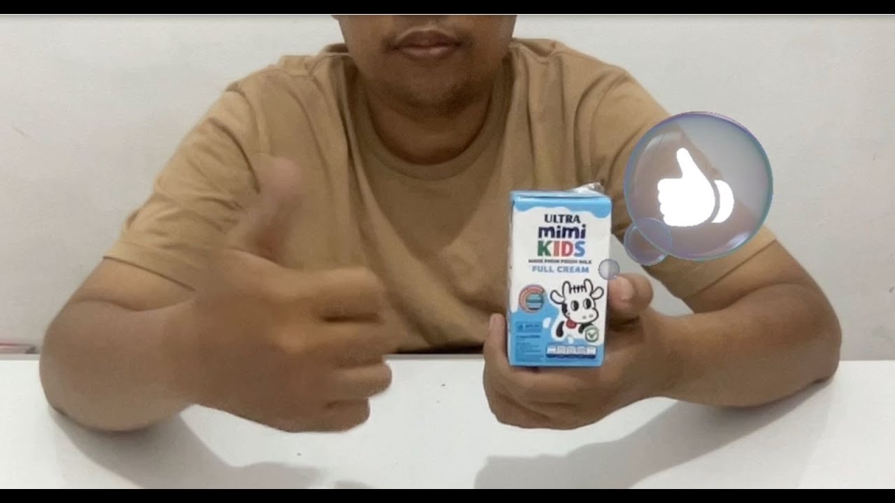 ASMR Minum Susu Uht Ultra Mimi Kid - YouTube