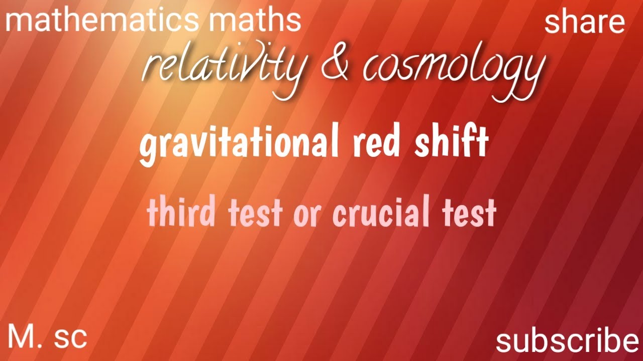 Gravitational red shift - YouTube