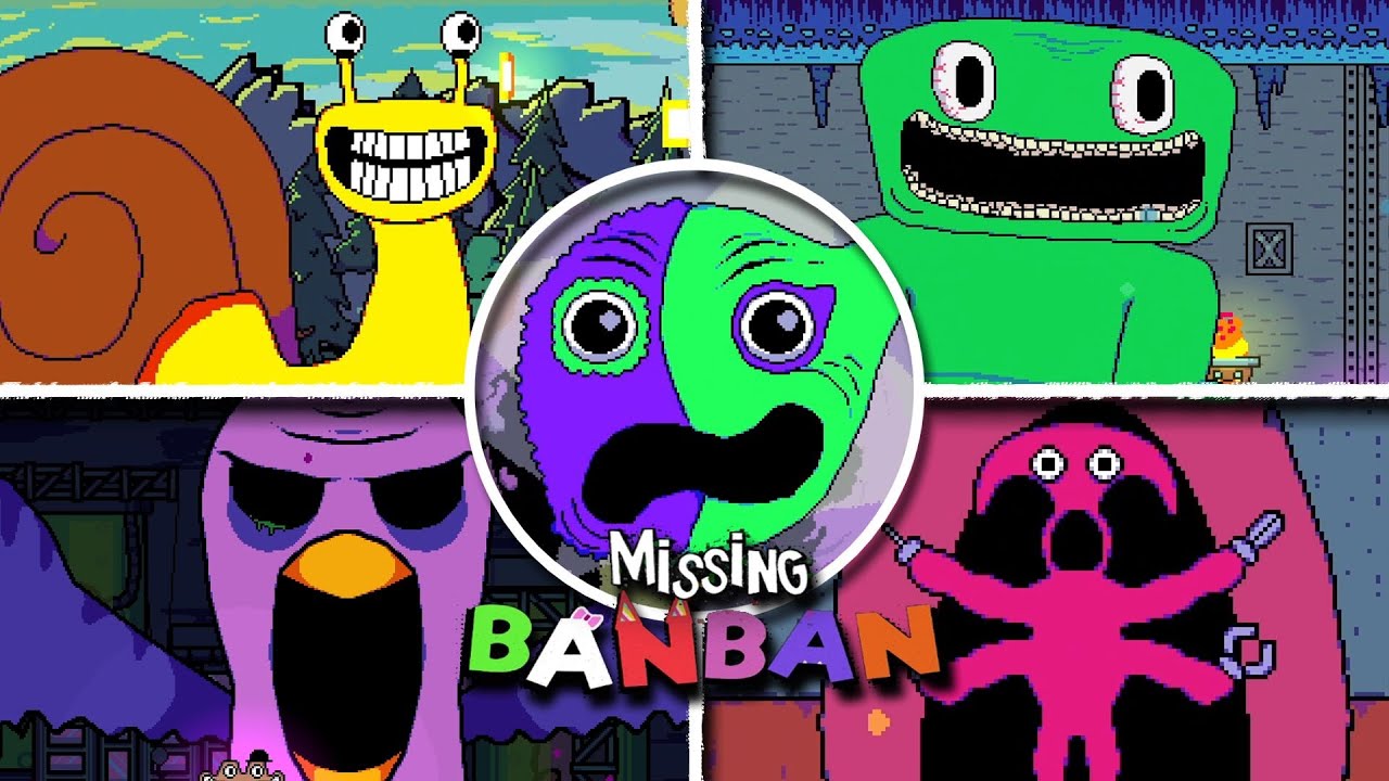 Missing Banban - All Bosses & Secret Post-Credit Scene (Showcase) - YouTube