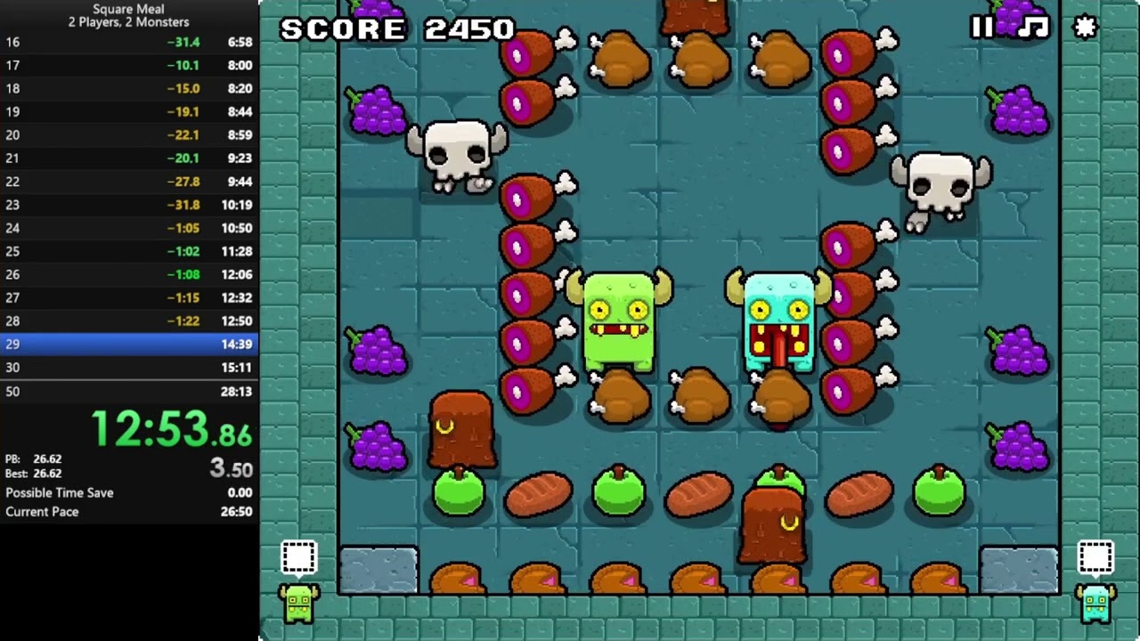 [WR] Nitrome - Square Meal Co-op in 24:50 w/ Creeper_Cheetah - YouTube