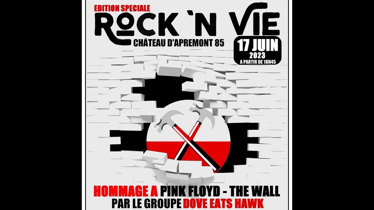 DOVE EATS HAWK Pink Floyd " The Wall " Tribute Concert Château d'Apremont 17/06/2023 - YouTube