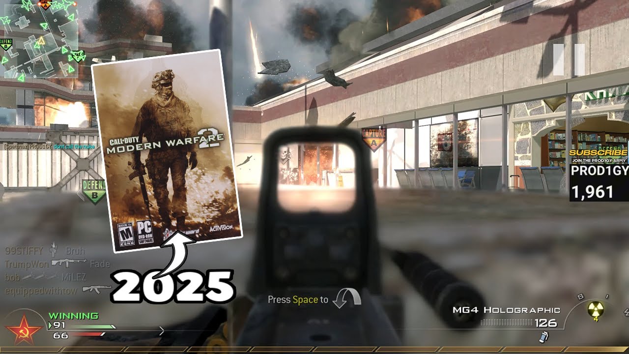 MW2 In 2025 Is EASY:INSANE "MG4 HOLOGRAPHIC" NUKE ON TERMINAL GROUND ...