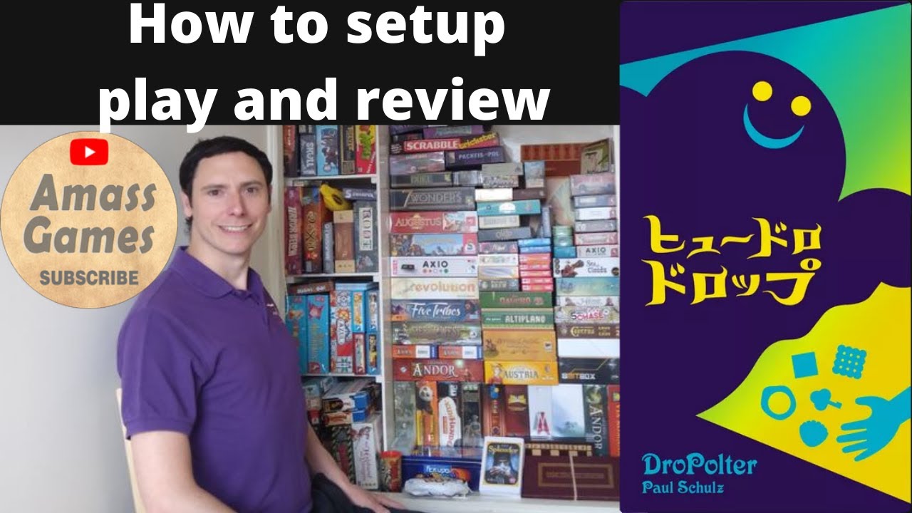 DroPolter Ghost Vs Palm Muscle dexterity board game AmassGames Oink ...