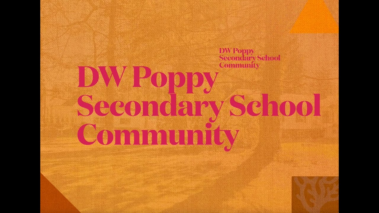 DW Poppy Secondary Community - YouTube