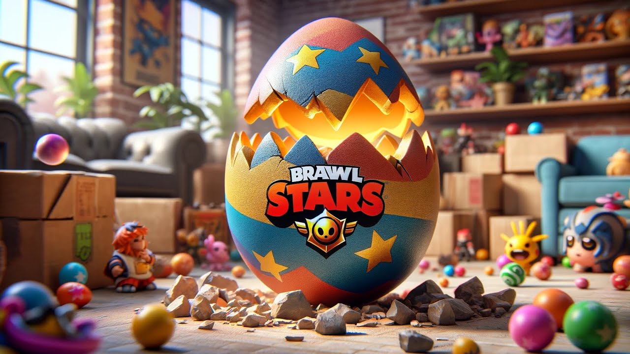ASMR unpacking Brawl Stars surprise egg - YouTube