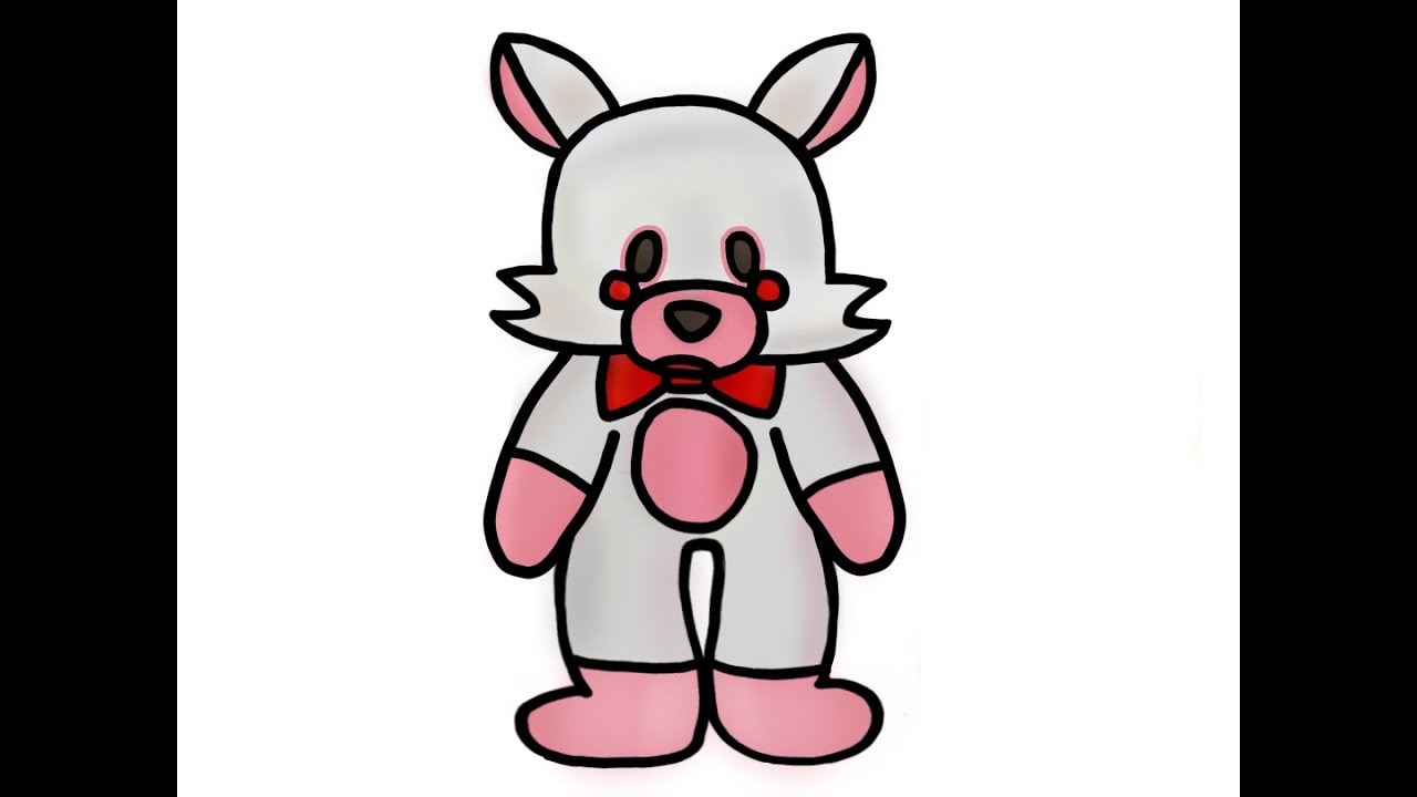 Mangle/Toy Foxy Beanie Baby drawing - YouTube