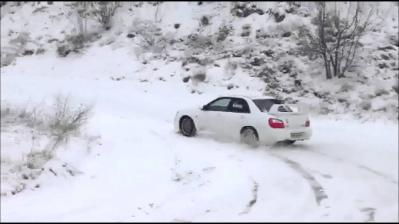 SUBARU IMPREZA SNOW RACE (leqso) - YouTube