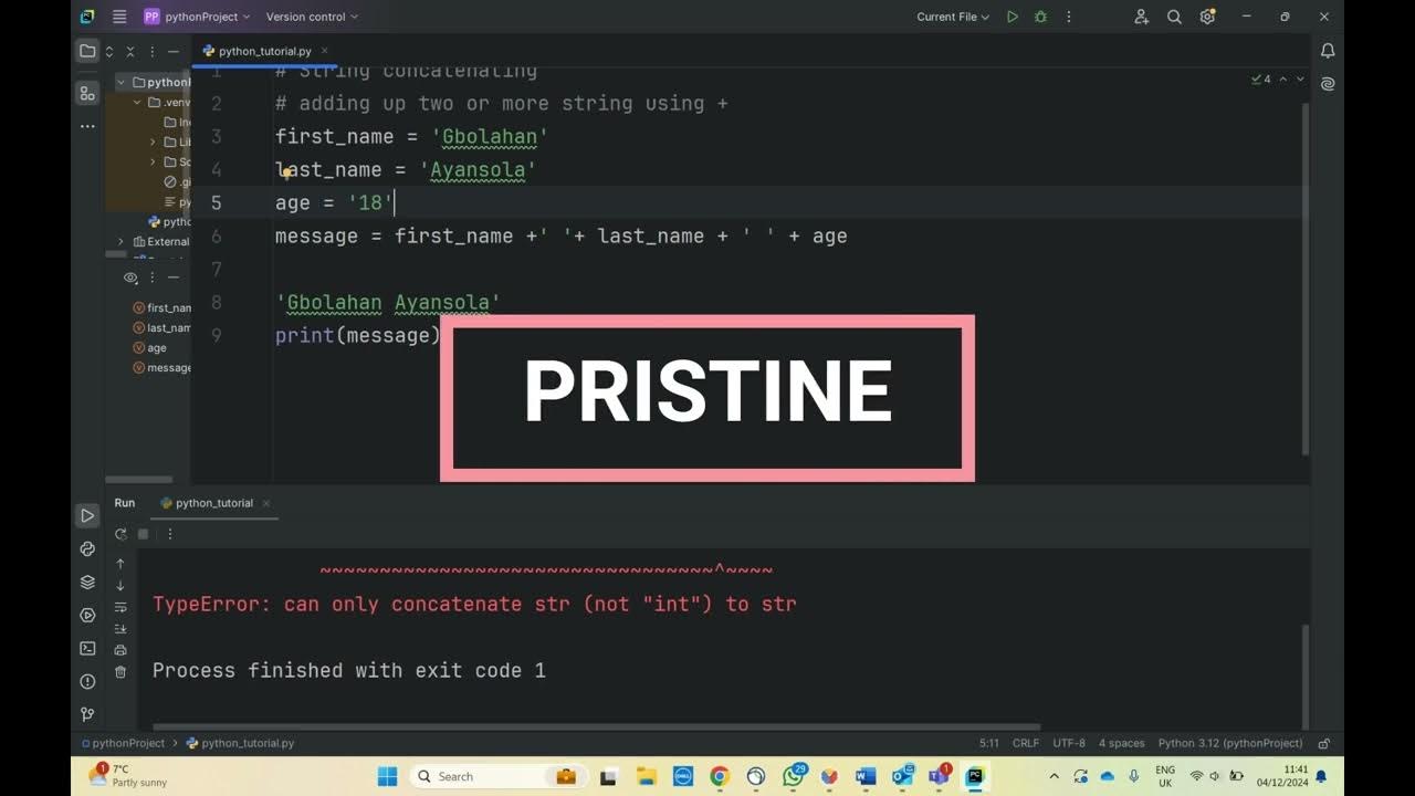 012_String Concatenation - YouTube