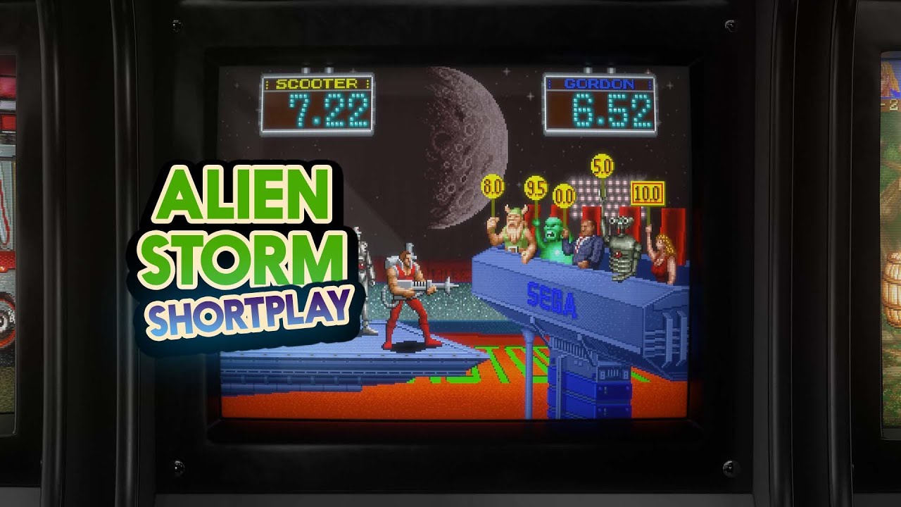 Alien Storm - 1990 - Arcade - Shortplay | 4K CRT Monitor Simulation ...