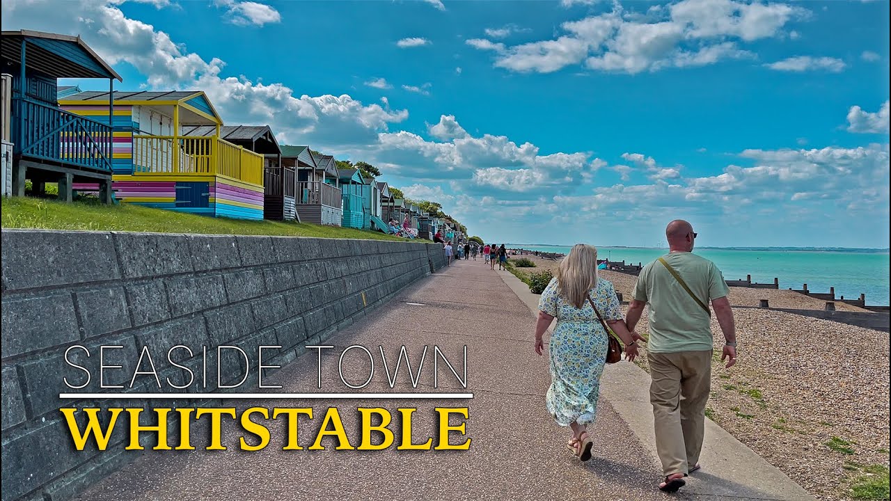 Stroll through Whitstable, a seaside town on the north coast of Kent in ...