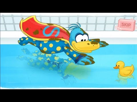 Pajanimals Games Squacky Superhero Bathtime Splash