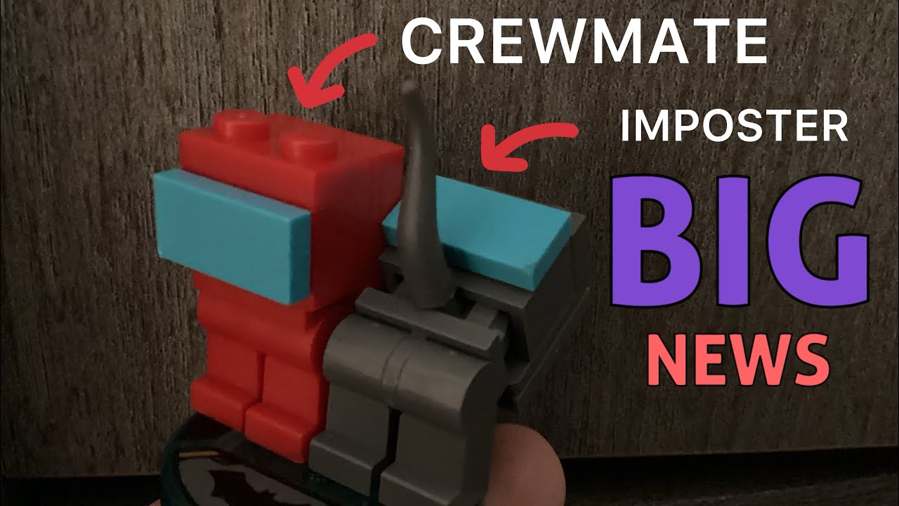 Build Among Us game Crewmate and Imposter with Legos! - YouTube
