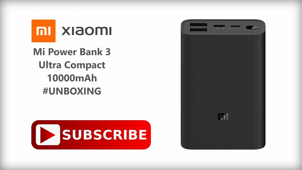 Mi Power Bank 3 PB1022ZM Ultra Compact 10000mAh | Top Budget Portable ...