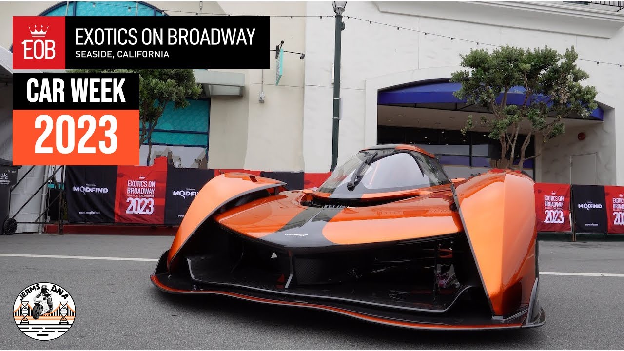 BTS Exotics On Broadway Monterey Car Week 2023 - YouTube