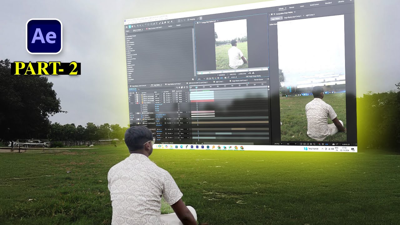 Hologram Reflection in Eye Effect Tutorial in after Effect - YouTube