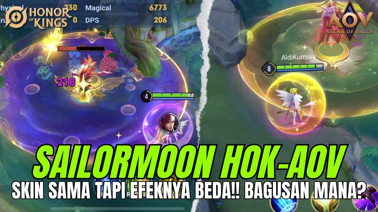 SAILORMOON DI AOV DAN HOK BAGUSAN MANA?? - REVIEW SKIN SAILOR MOON ...