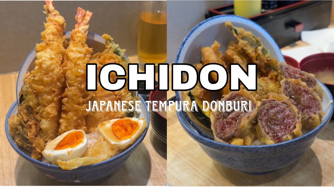 ICHIDON Japanese Tempura Donburi at Gading Serpong - YouTube