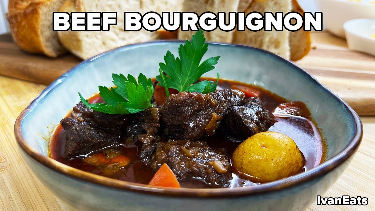 The Most Delicious French Beef Recipe | BEEF BOURGUIGNON - YouTube