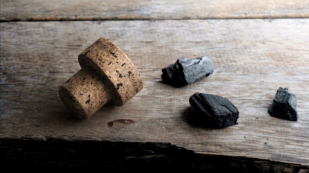 Corkcoal, the sustainable stopper that mixes cork with activated ...