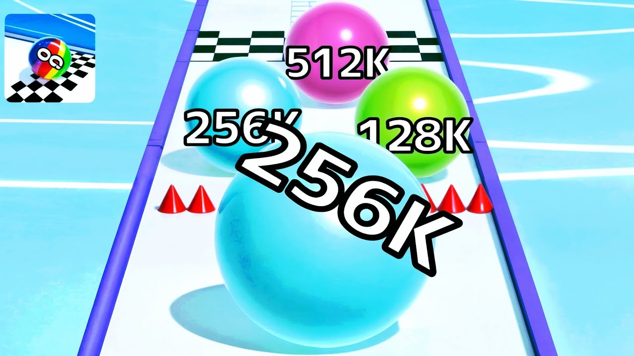 Ball Run Infinity Number Up To (128M, 256M, 512M, 1024M) ! All Levels ...