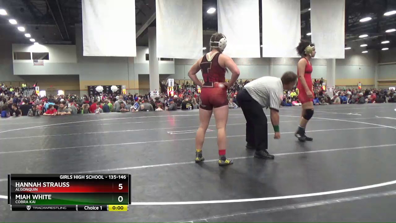 Girls High School 135-146 Hannah Strauss Algonquin Vs Miah White Cobra ...