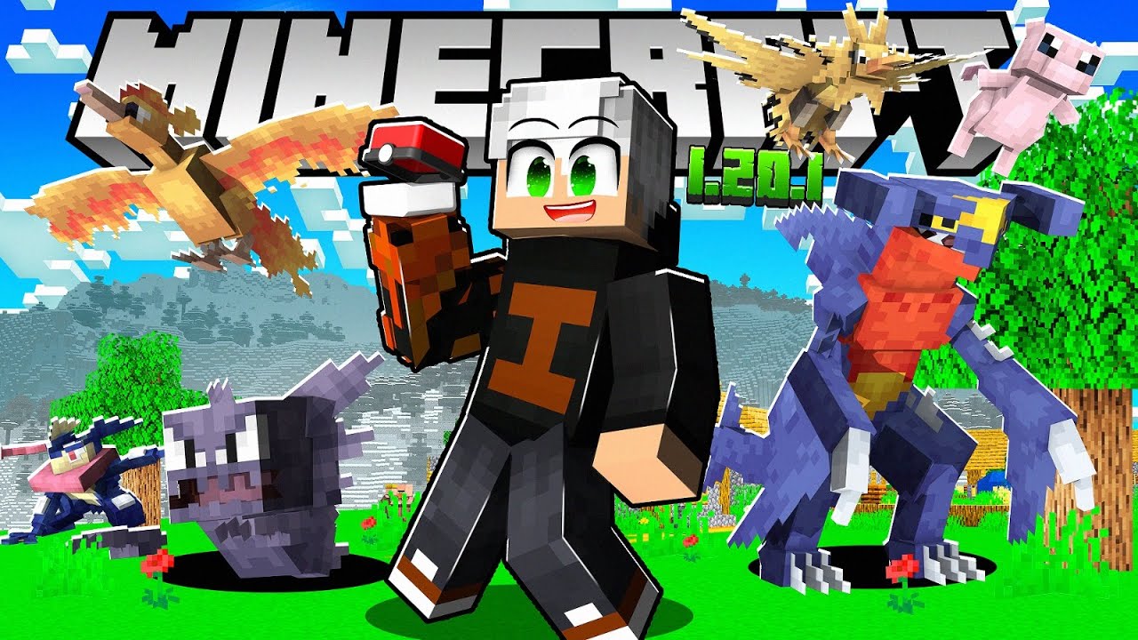 Nova Série de PIXELMON 1.20.1 no Minecraft ‹ Ine › - YouTube