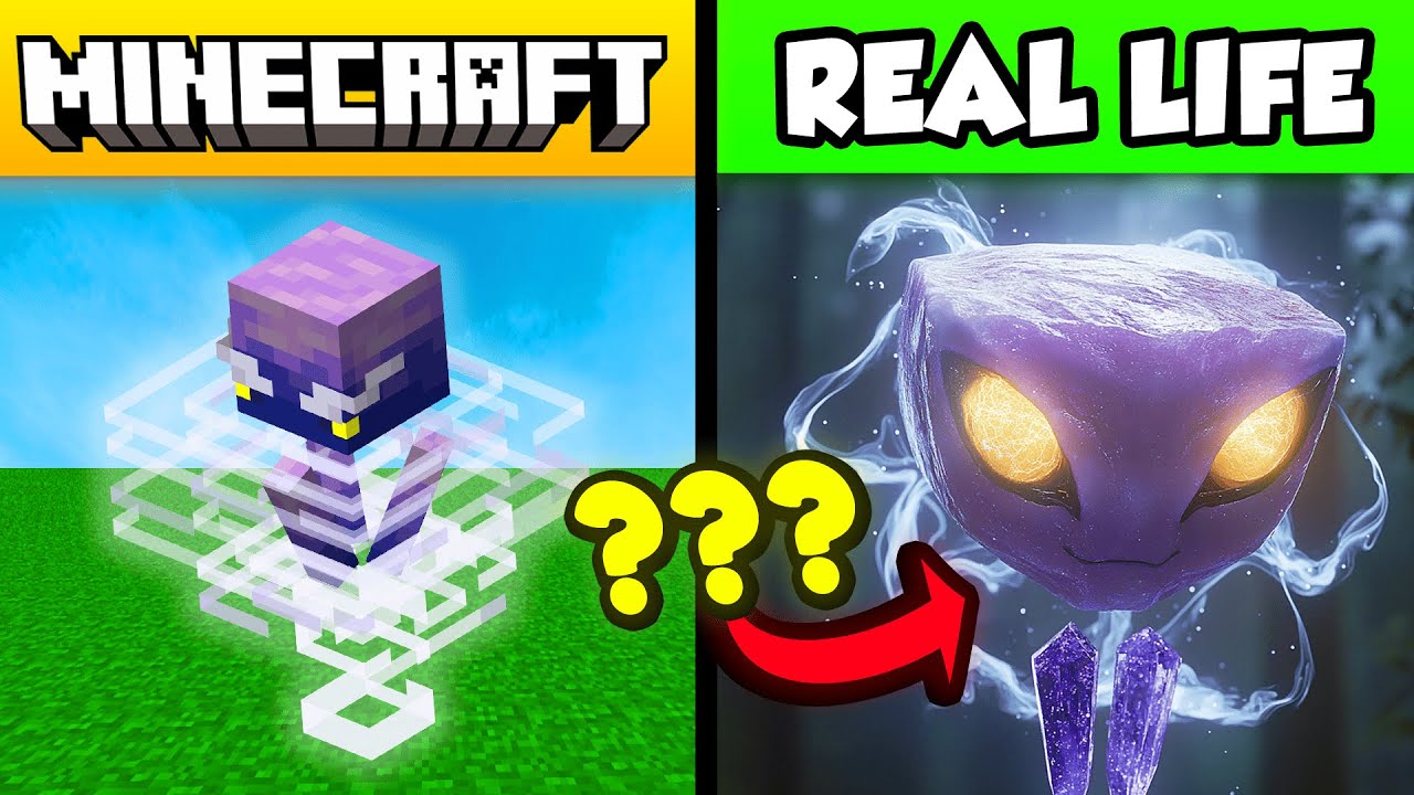 All Minecraft Mobs Brought to Life! (Ultra-Realistic Mobs) - YouTube