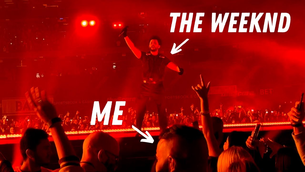 FRONT ROW at The Weeknd Concert | My Insane Experience! - YouTube